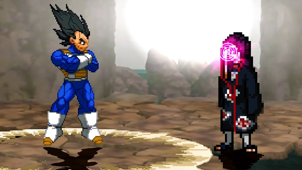 Vegeta Vs. Itachi Uchiha - Mangekyo Sharingan - YouTube