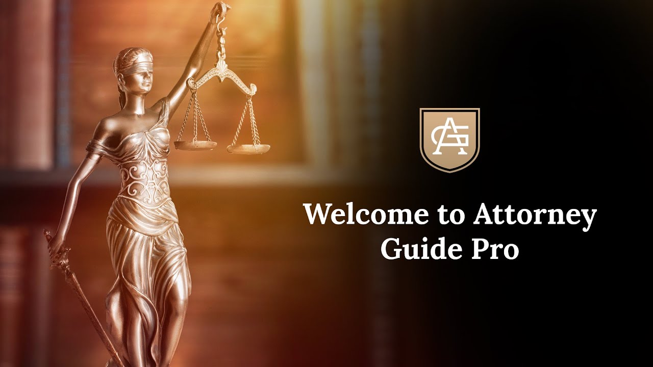 Welcome to Attorney Guide Pro - YouTube