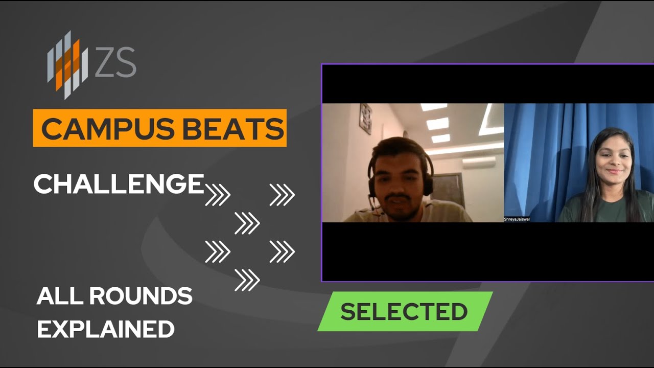 ZS Campus Beats Challenge || Case Study || All rounds explained || Zs ...