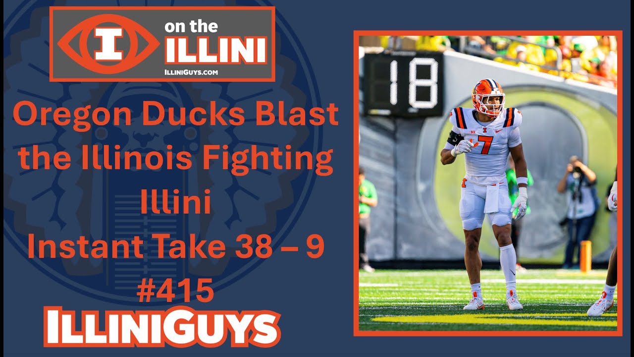 Oregon Ducks Blast the Illinois Fighting Illini 38-9 - Instant Take ...