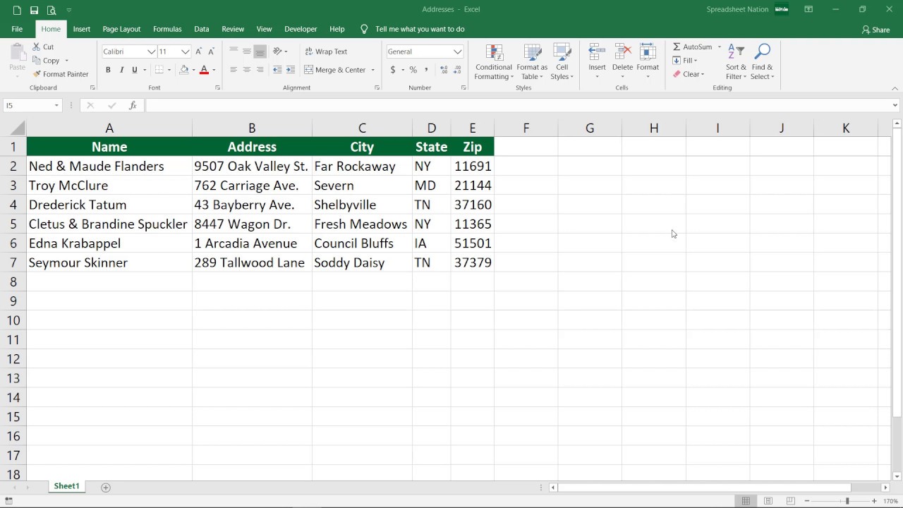 Excel Explained: Mail Merge in Word - YouTube