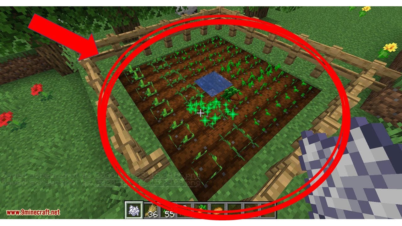 minecraft part 2 farm and house - YouTube