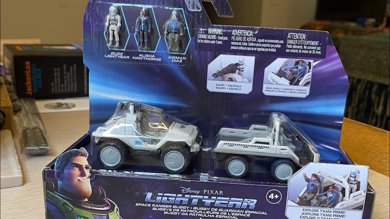 Disney Pixar Lightyear Space Ranger Buggy & Star Command Transport ...