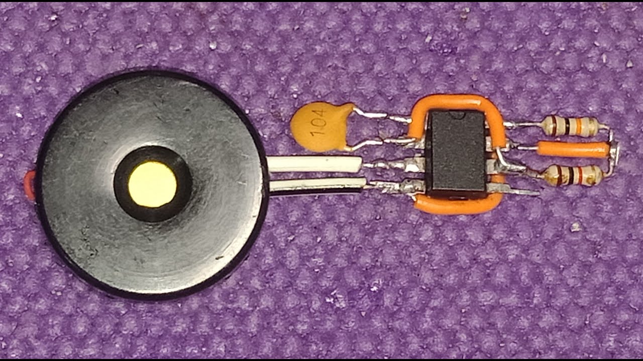 homemade buzzer from toy 3.7 volts 如何制作蜂鸣器3.7伏 - YouTube