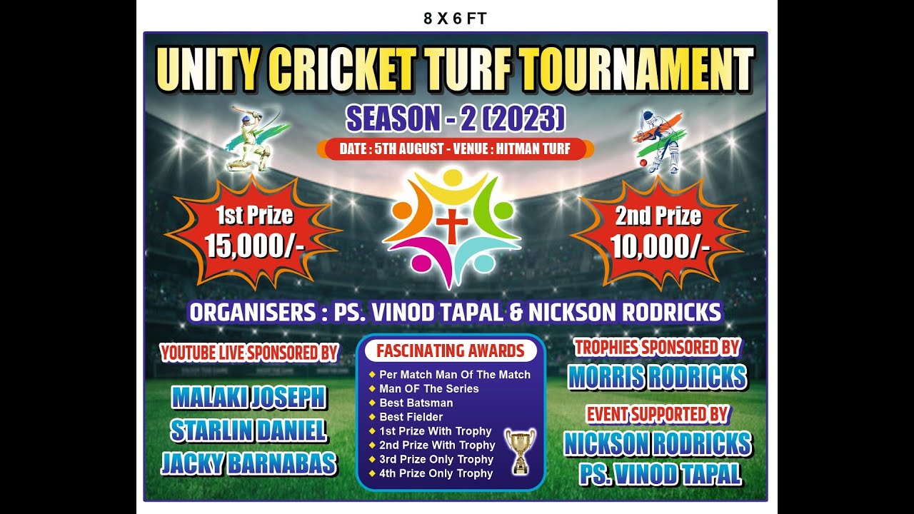Unity Cricket Turf Tournament || Season 2 2023 || Turf 1 - YouTube