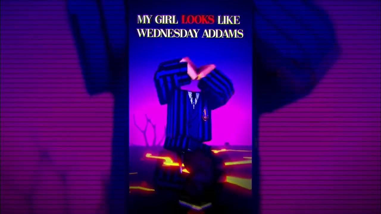 Wednesday Addams Roblox Edit Youtube
