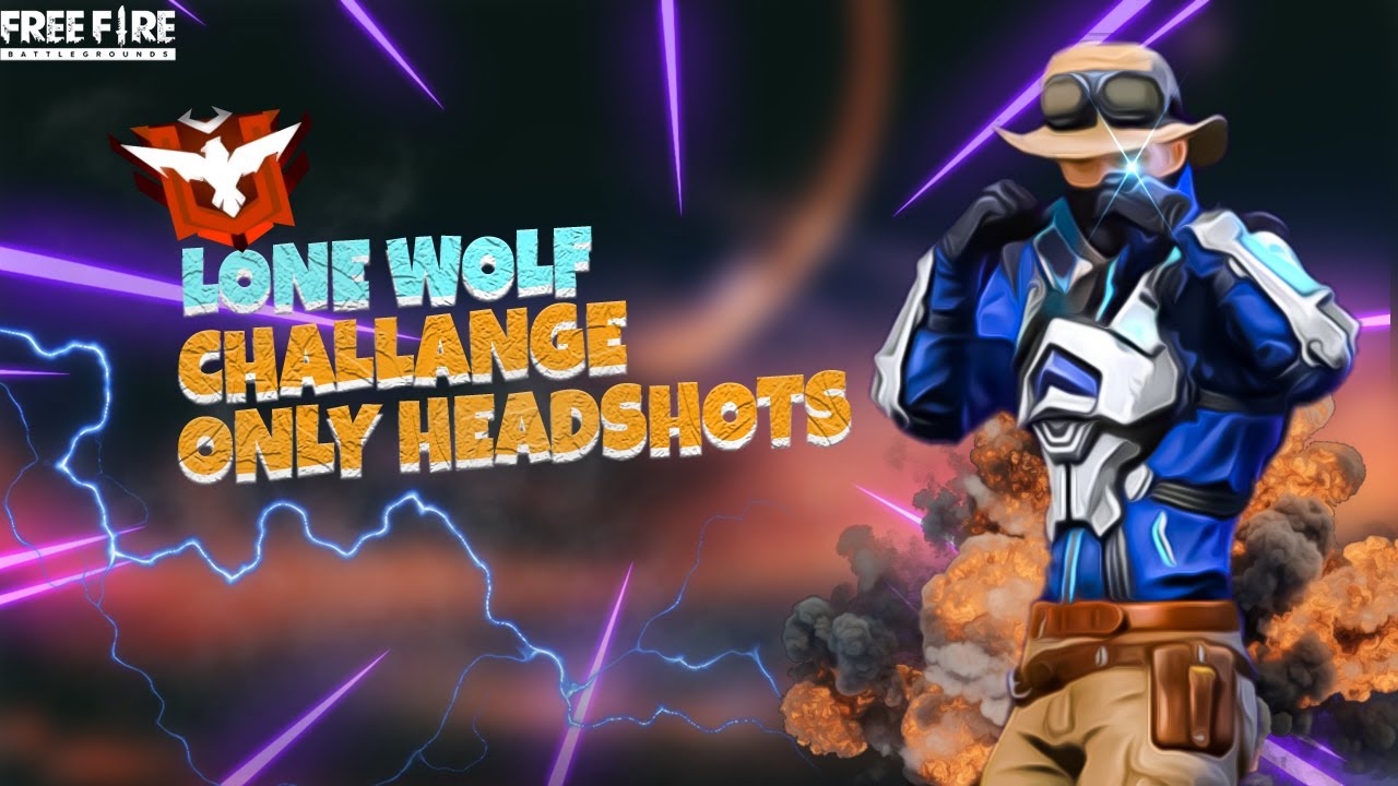 Lone Wolf Only Head Shots challange|Rocket FF|#freefire # ...