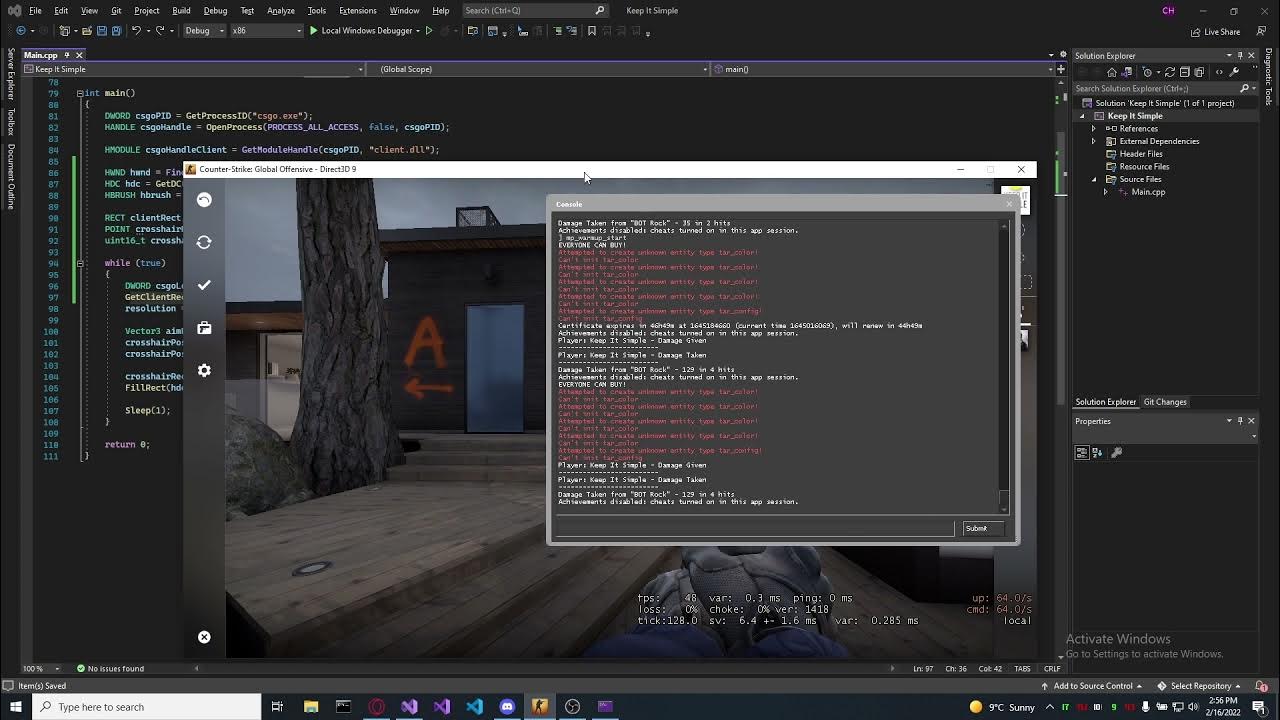 CS GO External Cheat - Recoil Crosshair - YouTube