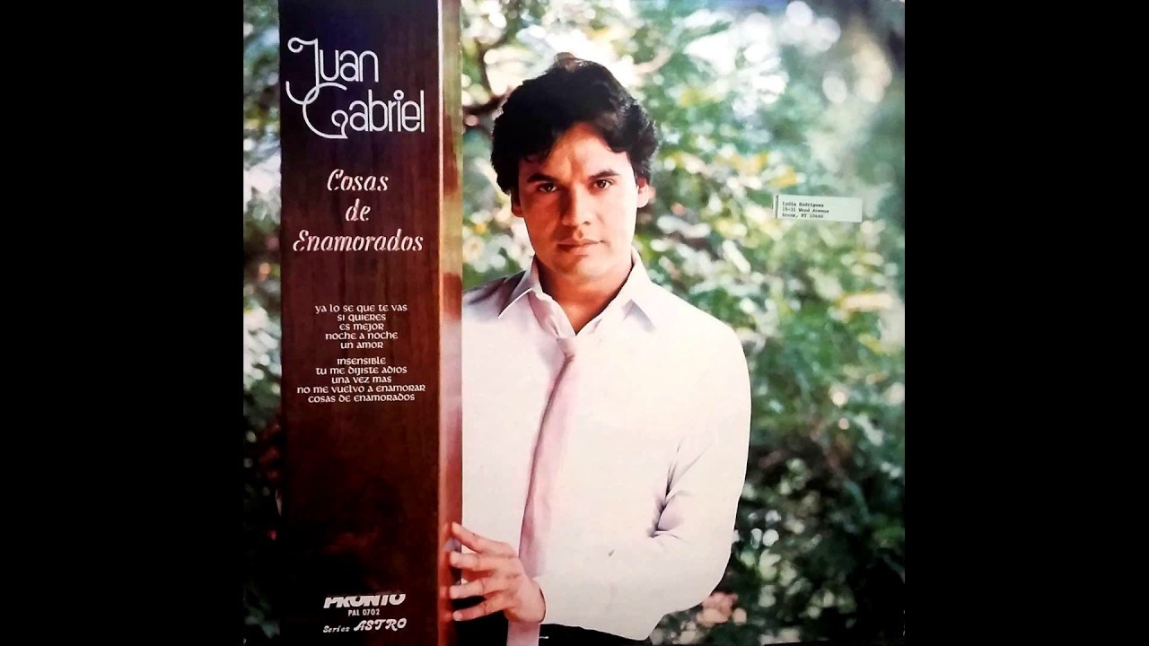 Insensible - Juan Gabriel (P) 1982 - YouTube