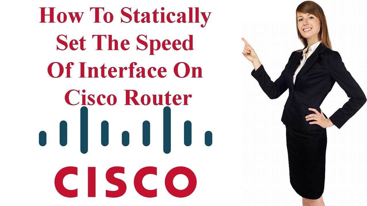 How To Statically Set The Speed Of Interface On Cisco Router - YouTube