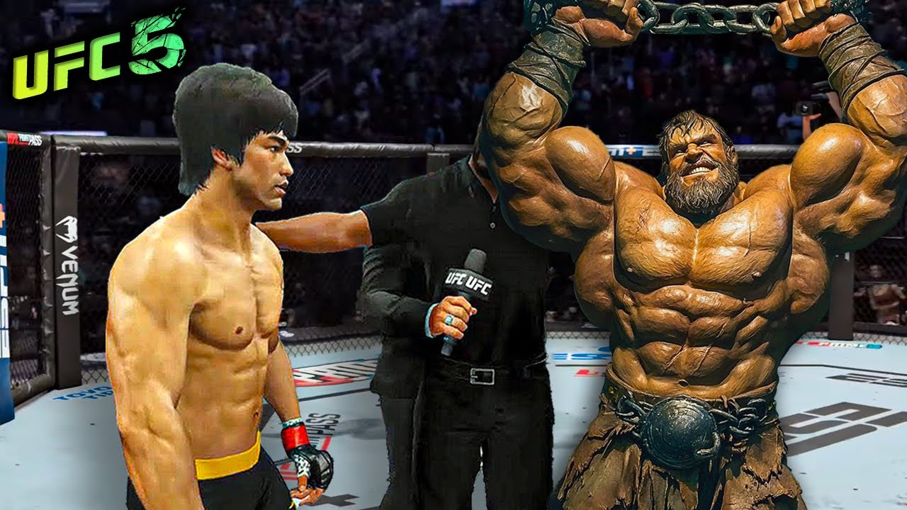 Prisoner Bodybuilder vs. Bruce Lee (EA sports UFC 5) - Rematch - YouTube