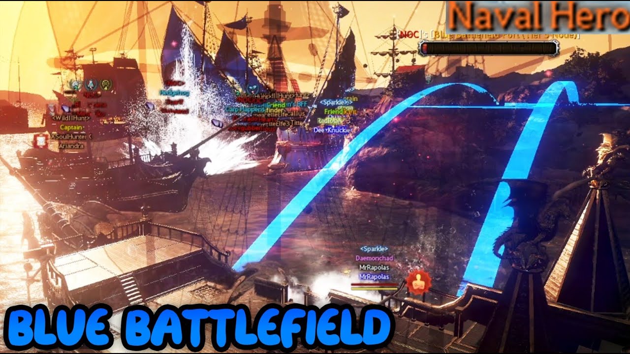 SEA BATTLE MODE - Blue Battlefield in Black Desert online - YouTube