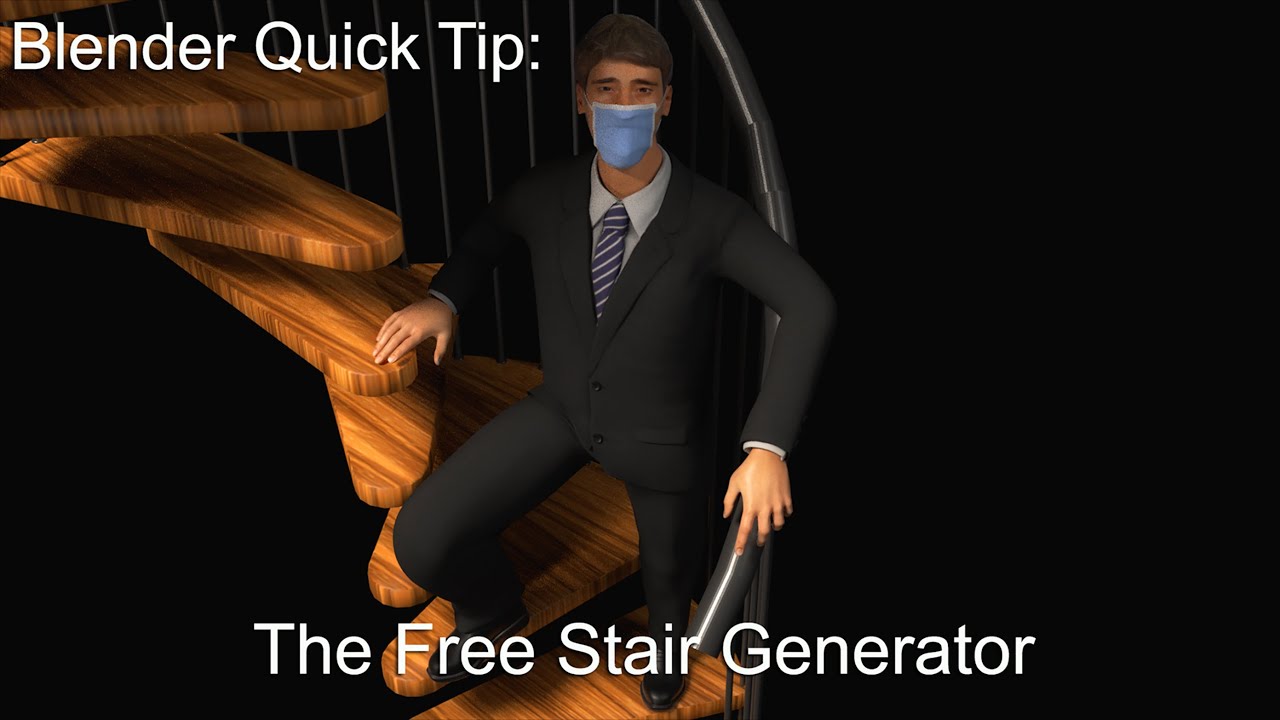Blender Quick Tip: The Free Stair Generator - YouTube