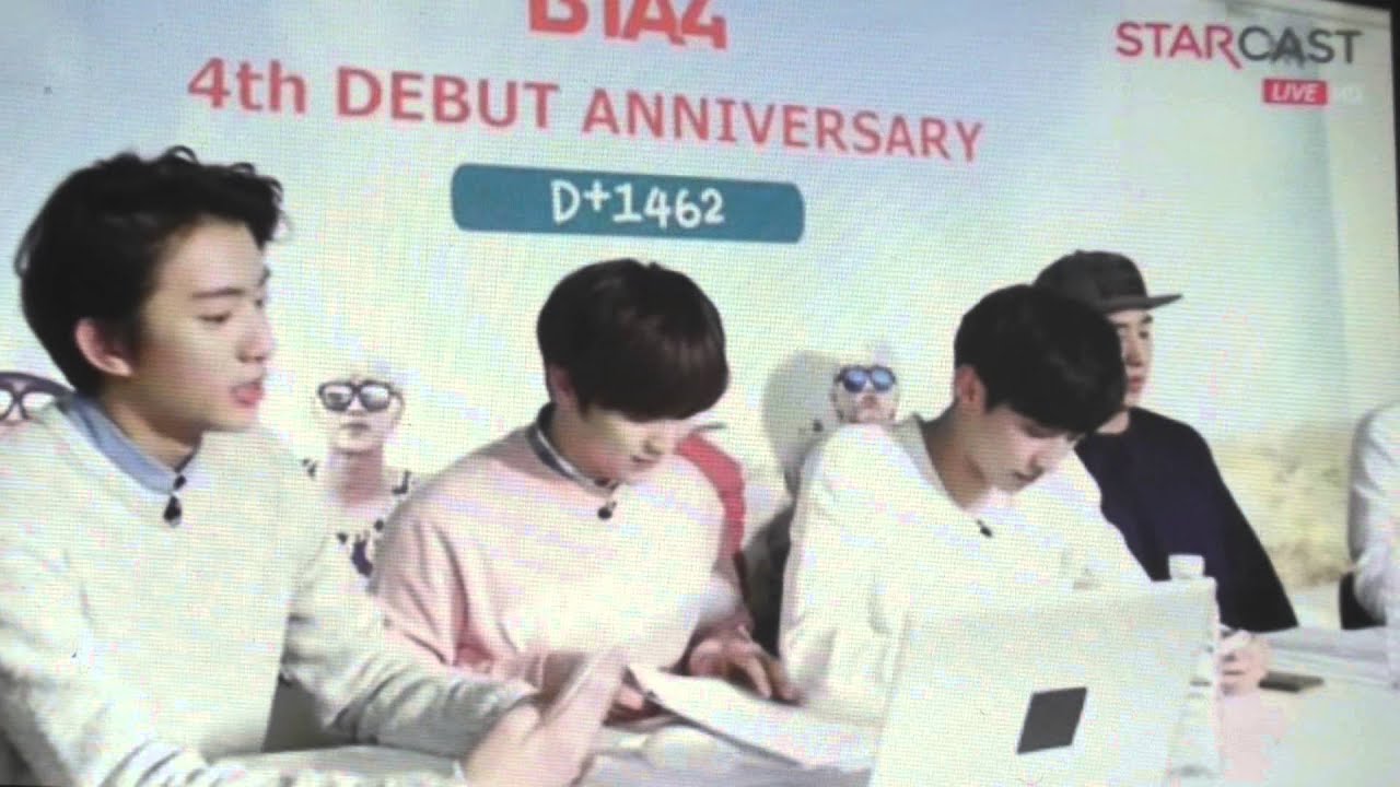 B1A4 4th Debut Anniversary Party Part 6 (Naver Star Cast Livestream ...