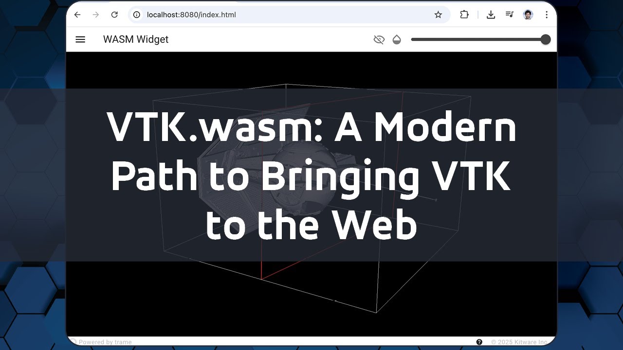 VTK.wasm: A Modern Path to Bringing VTK to the Web - YouTube