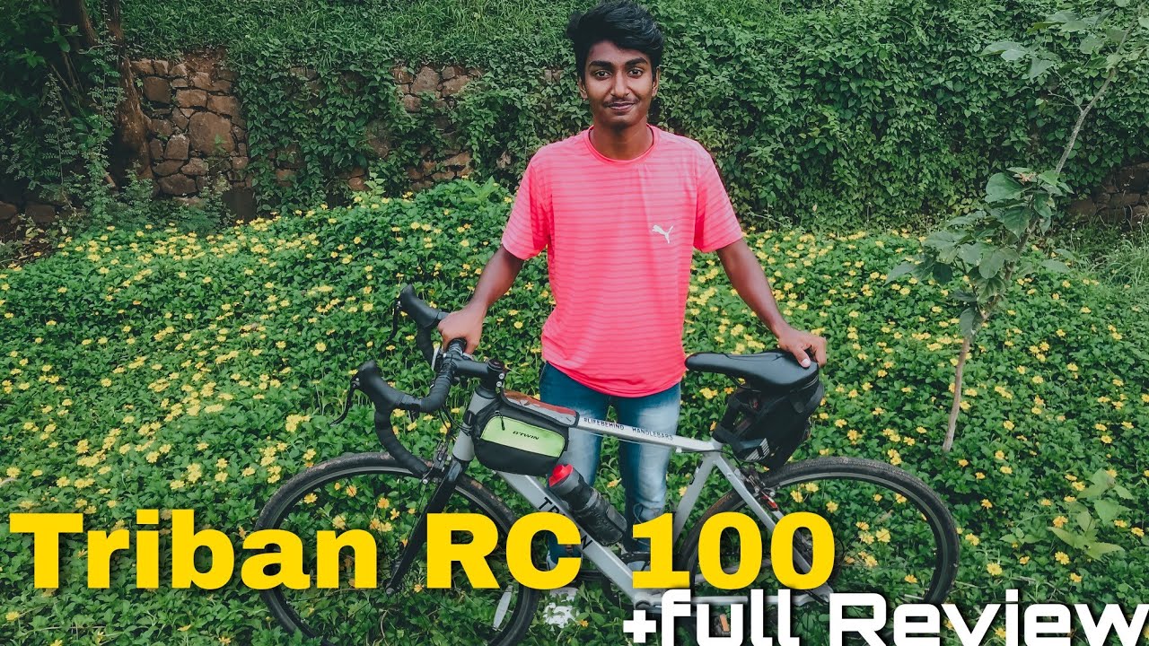 TRIBAN Rc100 +full review|Road bike|bicycle explorer - YouTube