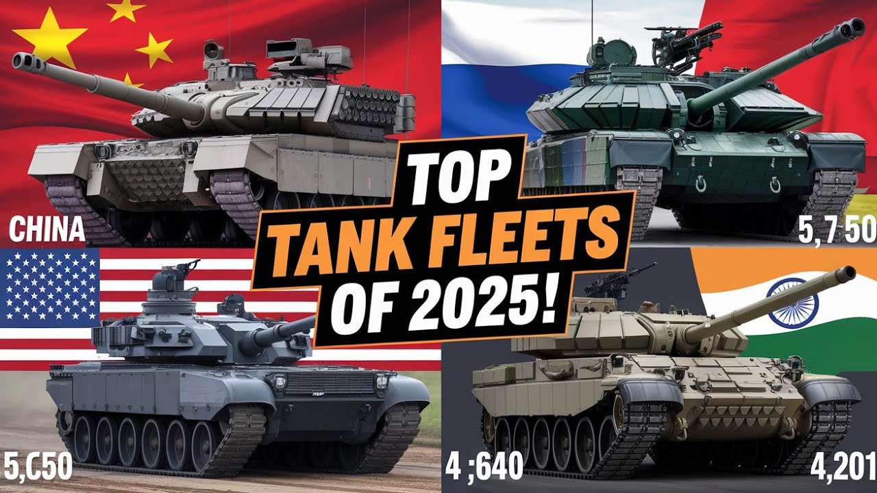 The World’s Largest Combat Tank Fleets in 2025 - YouTube