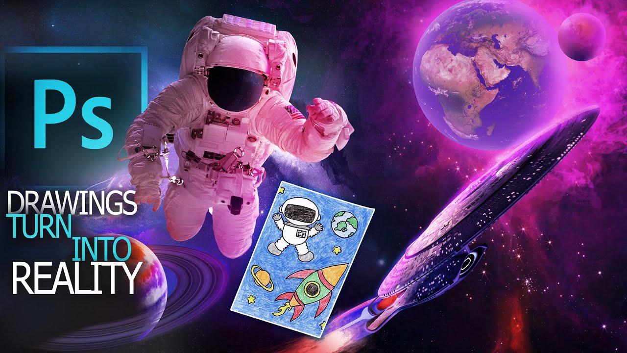 Photoshop | Drawings Turn In to Reality | Realistified!| - YouTube