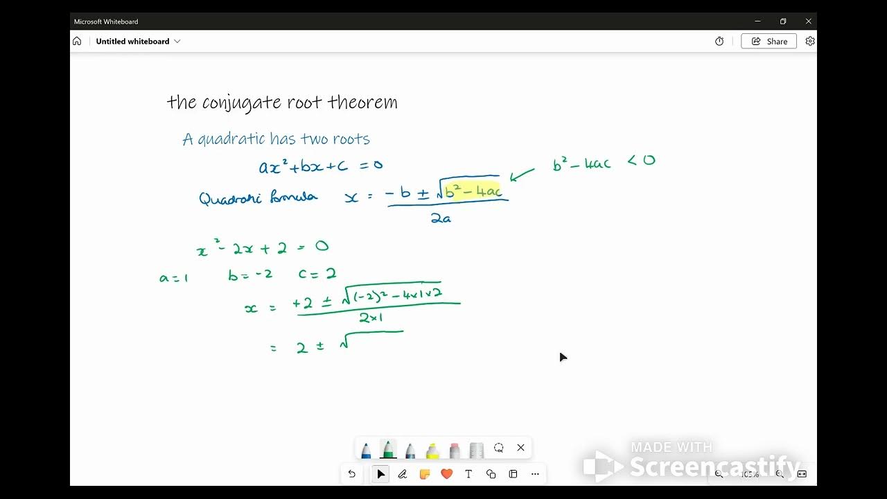 3CALC Y13 HGHS Conjugate root theorem - YouTube
