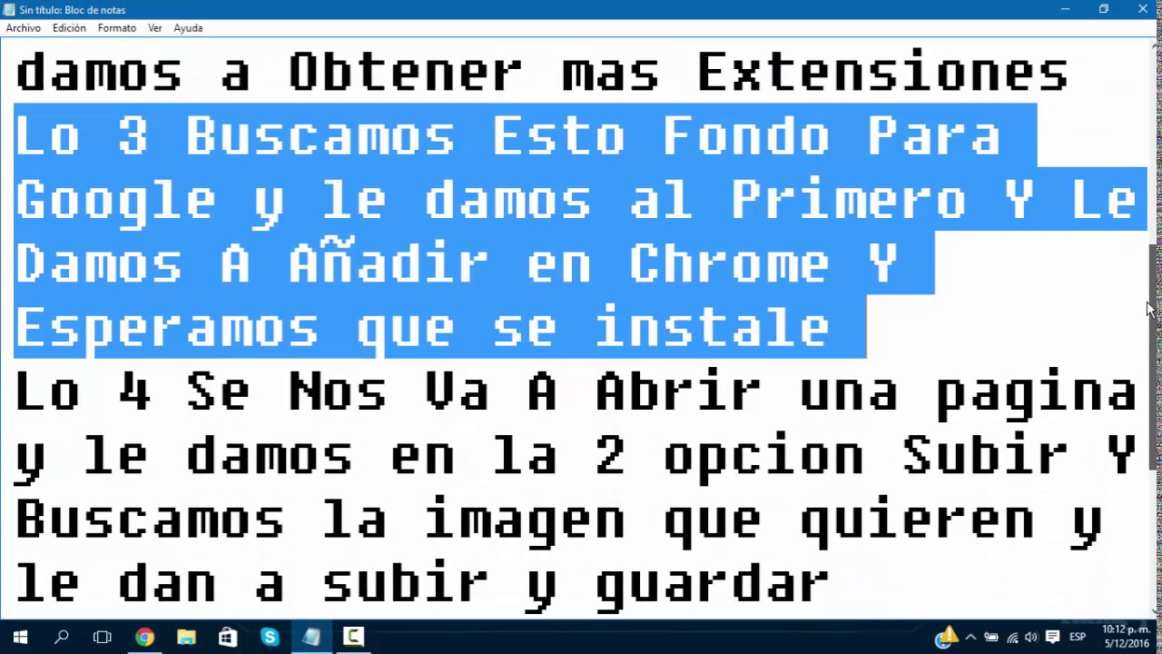 Tutorial De Como Poner Una Imagen En Google - YouTube