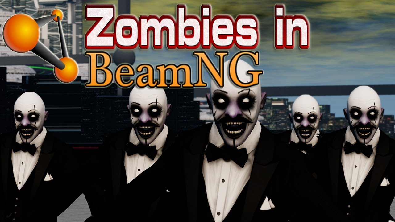 BeamNG - Zombies dancing & the Stig break dancing... - YouTube