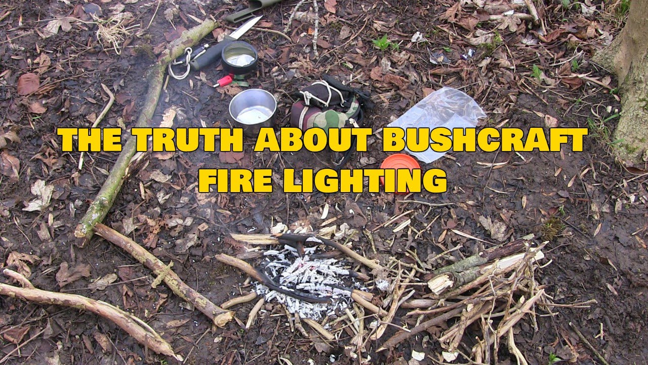 Realistic Bushcraft Fire Starting - YouTube