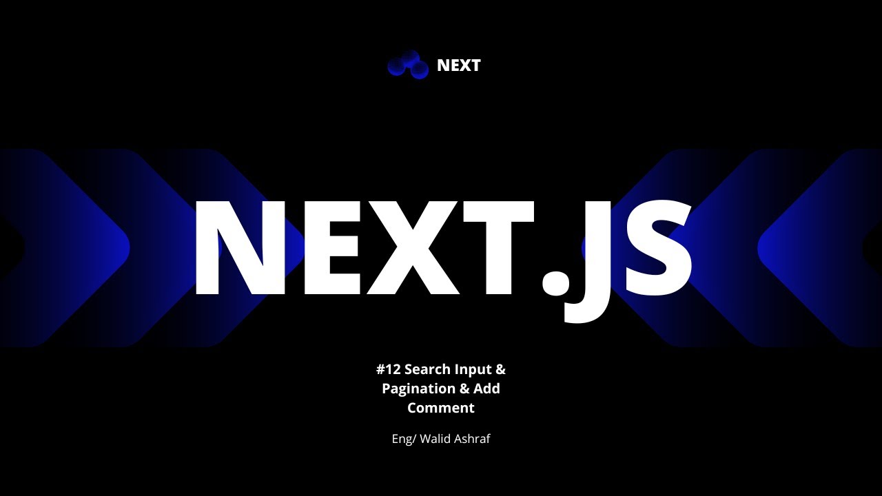 Next.js Tutorial #12 – Search Bar + Pagination + Comments UI Design in ...