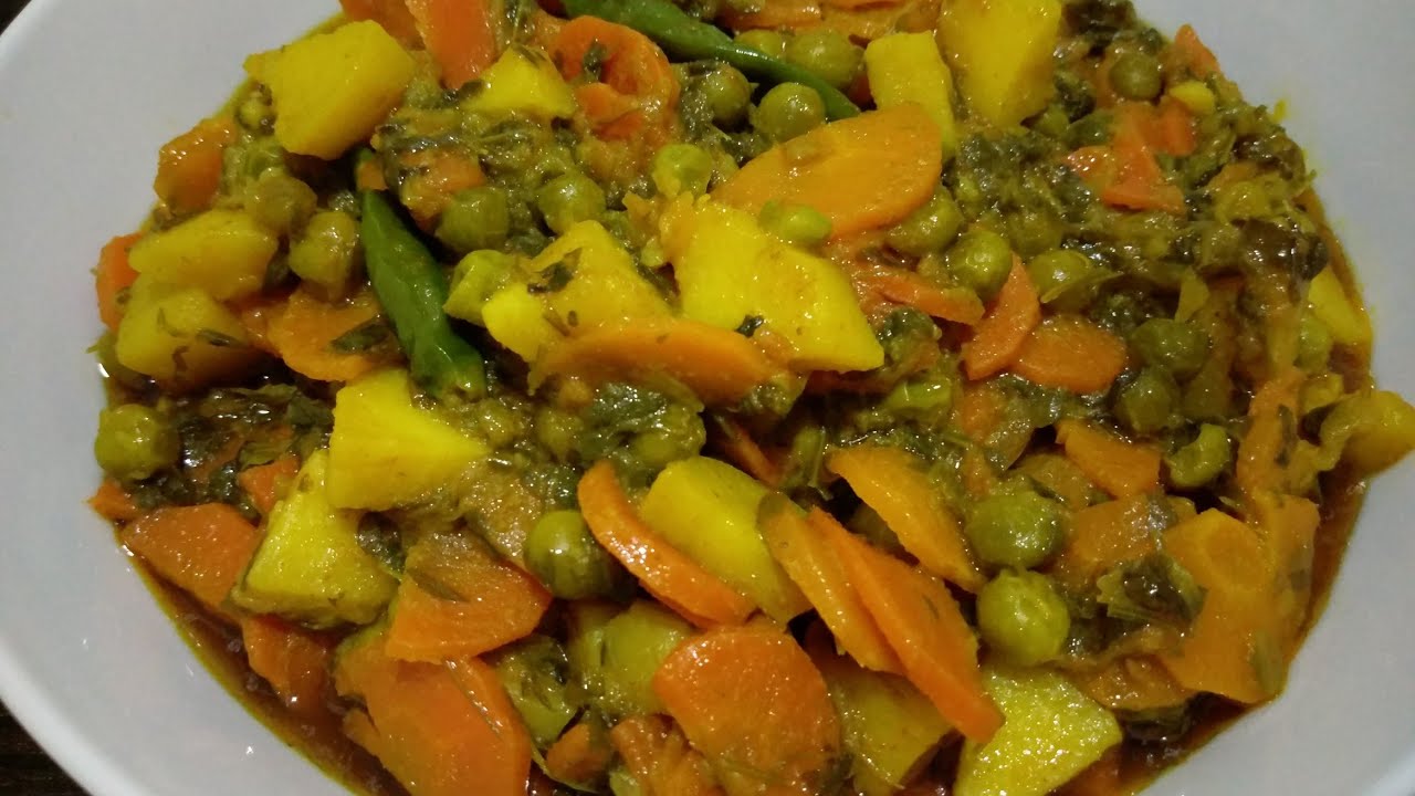 Mix Vegetable Recipe | Mix Vegetable Restaurant Style - YouTube