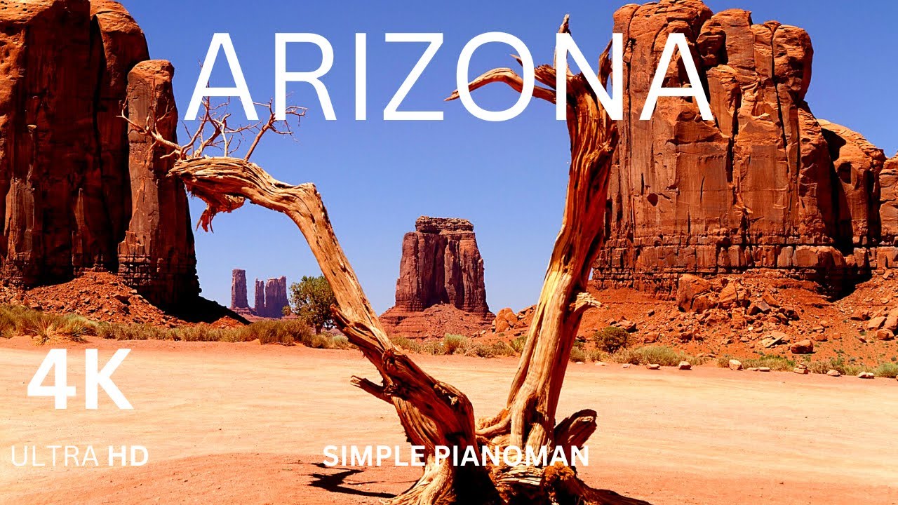 ARIZONA 4K - Amazing Natur Video With Soothing Piano Music. - YouTube