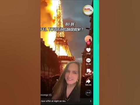 Eiffeltoren in brand?! Ontdek de waarheid achter de virale video's - YouTube