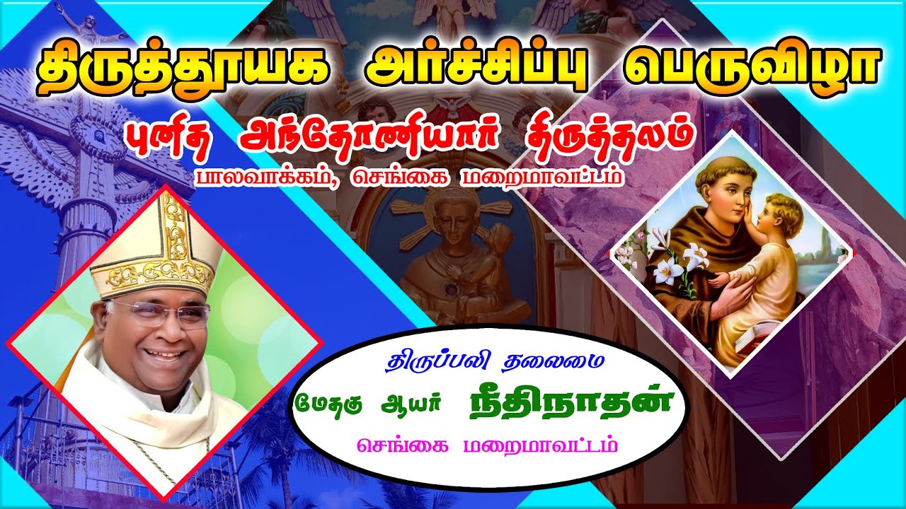 🔴 திருத்தூயக அர்ச்சிப்பு பெருவிழா Seahorse Antony's Shrine 01Jun 25 ...