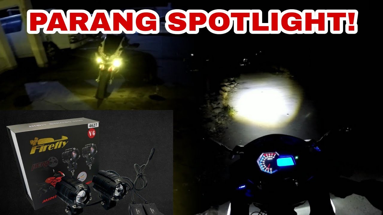 BEST AUXILIARY LIGHT | MINI DRIVING LIGHT V5 | RUSI SIGMA 250 - YouTube