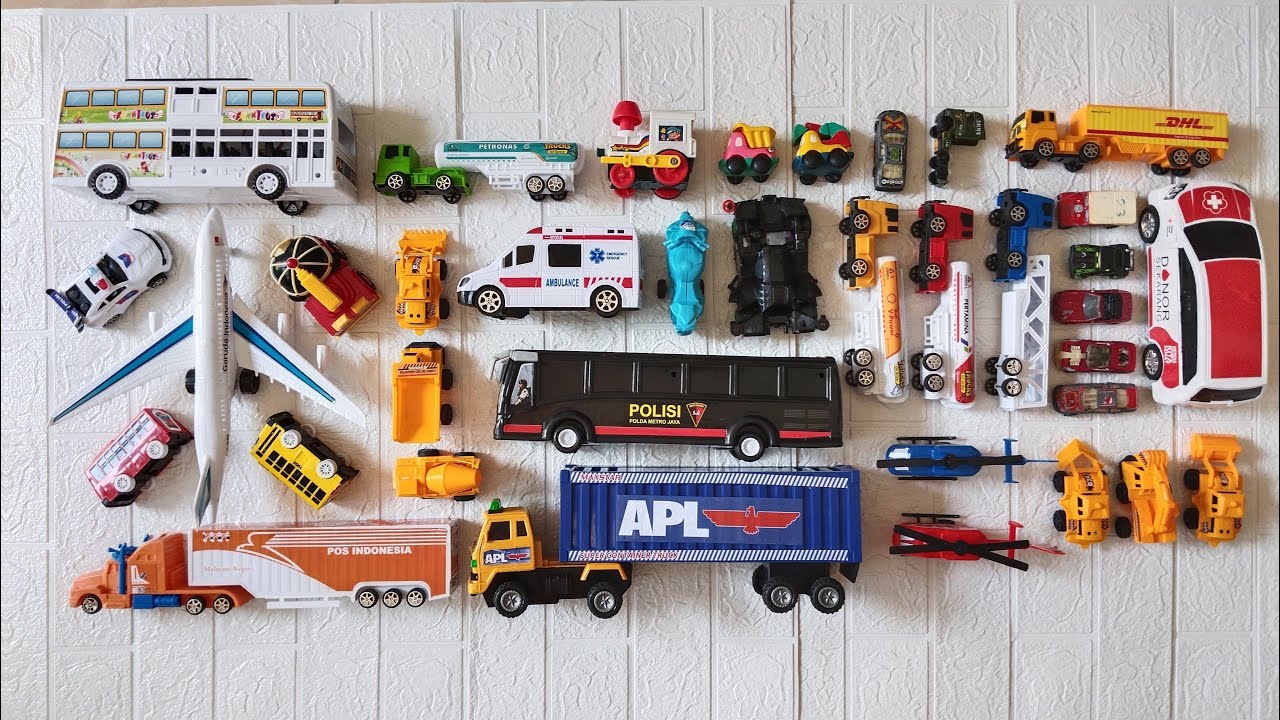 Mobil penggiling pasir, Moge polisi, ambulance, mobil pmi, helikopter ...