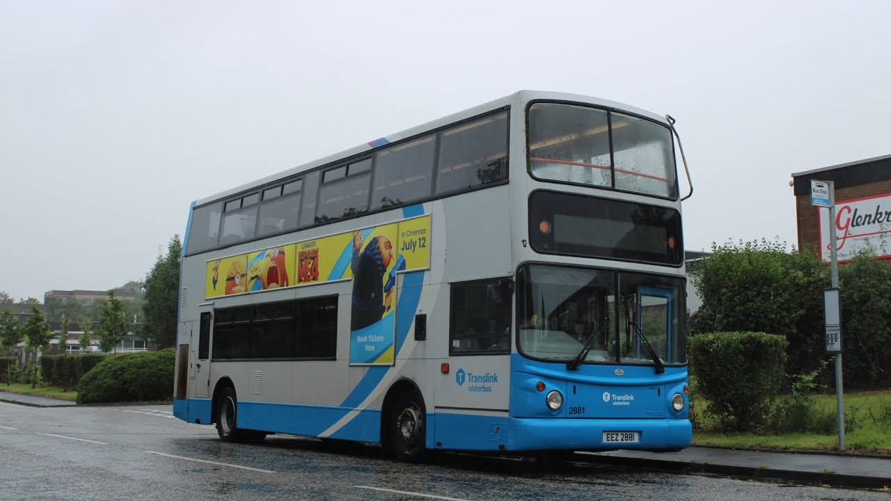 A ride on Ulsterbus ALX400 2881 on route 563 - YouTube