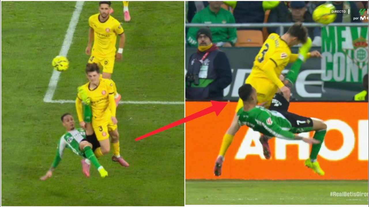 🟥 Antony SENT OFF with RED CARD against Girona | Antony red card vs ...