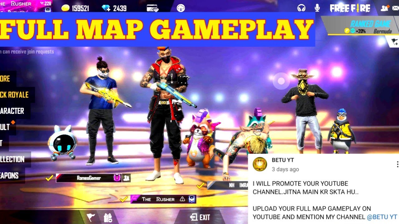 FULL MAP GAMEPLAY @BETU YT #BETU_YT | THE RUSHER | - YouTube