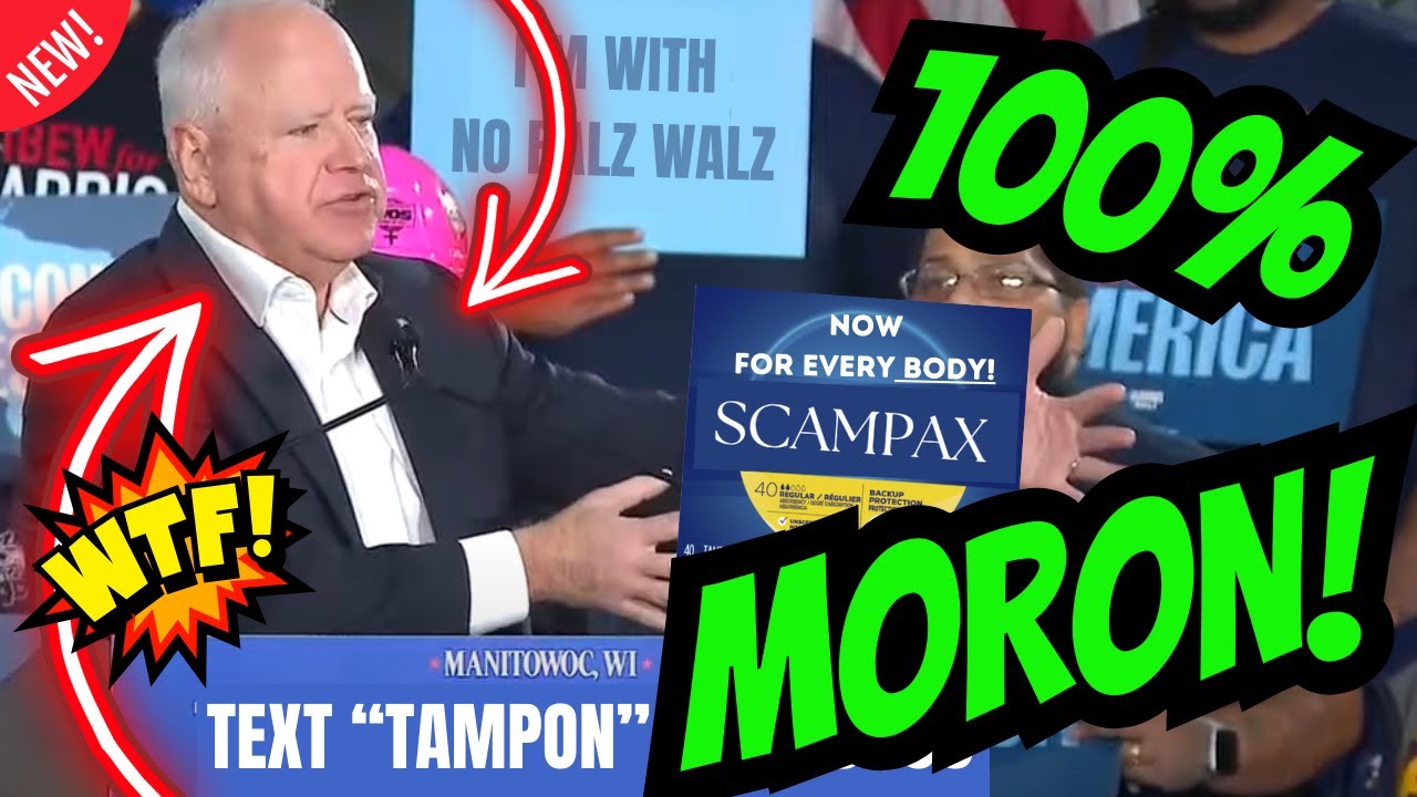 TIM WALZ'S WISCONSIN SPEECH DISASTER! You Won't Believe What Happened ...