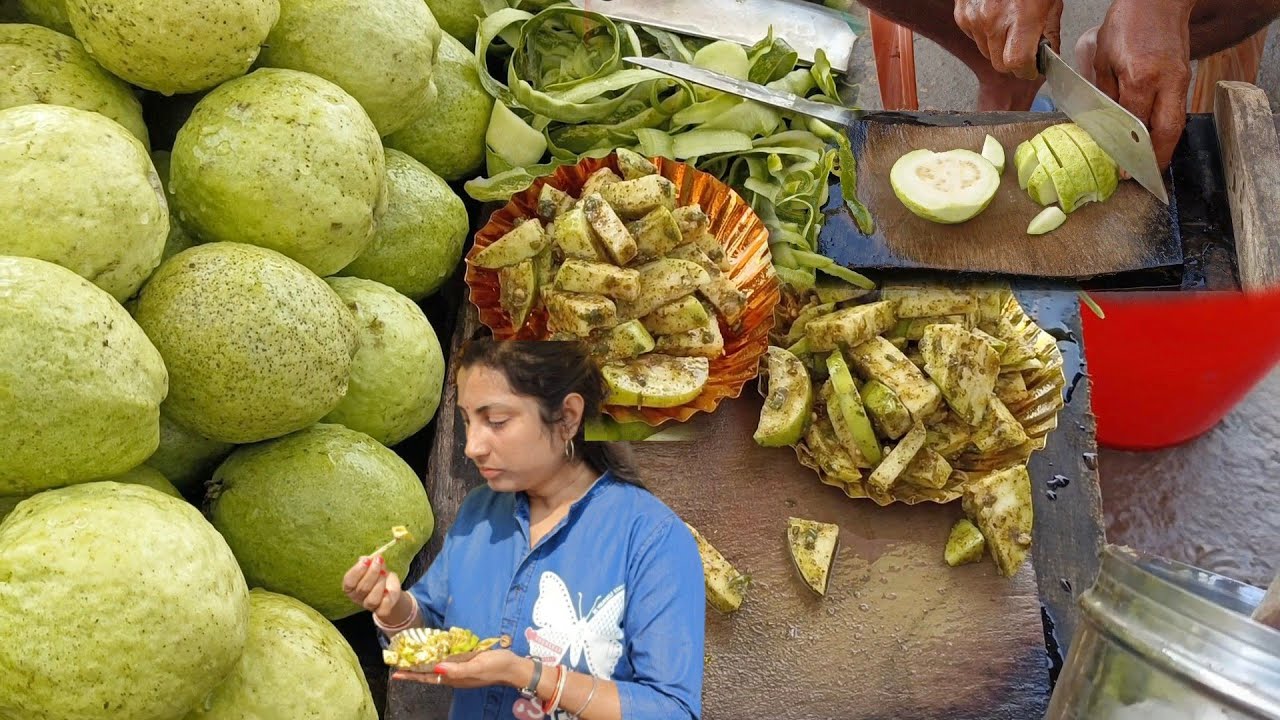 Amazing Tasty Pyara Makha at Sea Beach - Fruit Chaat Recipe - Indian ...