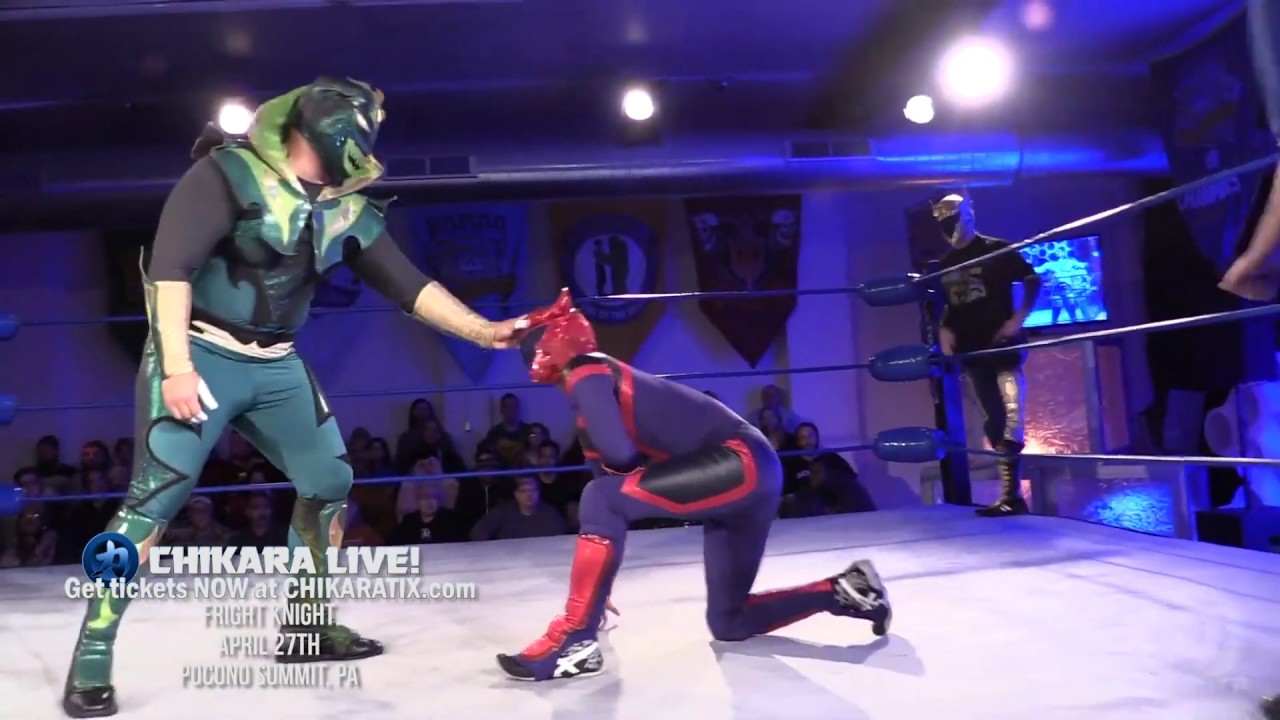 CHIKARA: Creatures of the Deep vs. Razerhawk, Danjerhawk, Fire Ant ...