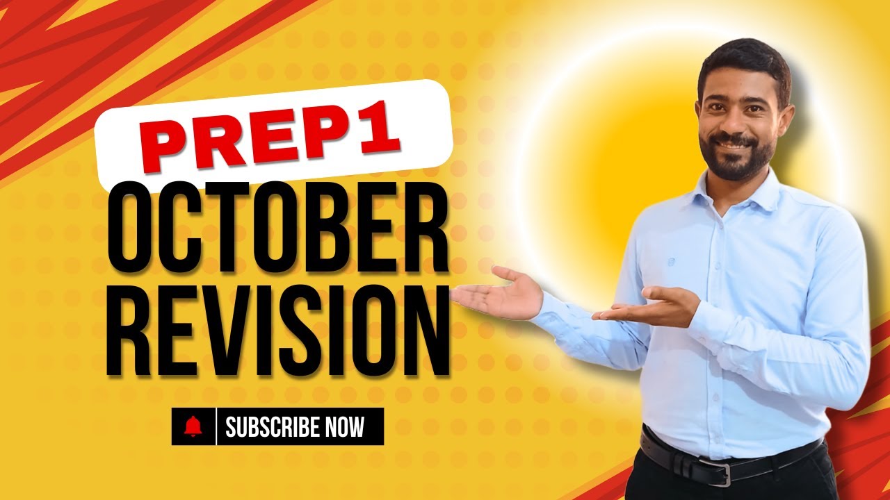 Prep1 - October Revision - YouTube
