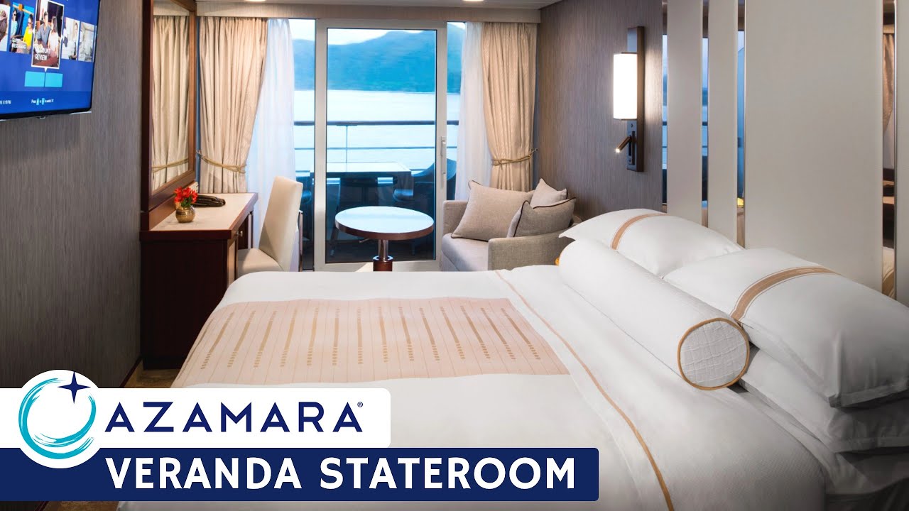 Azamara Onward | Veranda Stateroom Full Walkthrough Tour & Review 4K ...