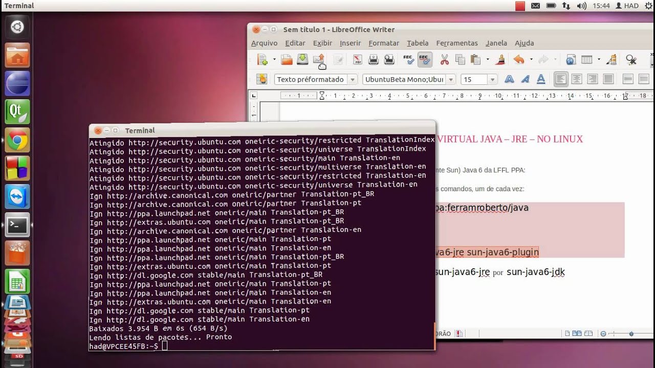 Série Ubuntu Instalar Oracle Java Jdk Jre No Ubuntu 1110 Youtube