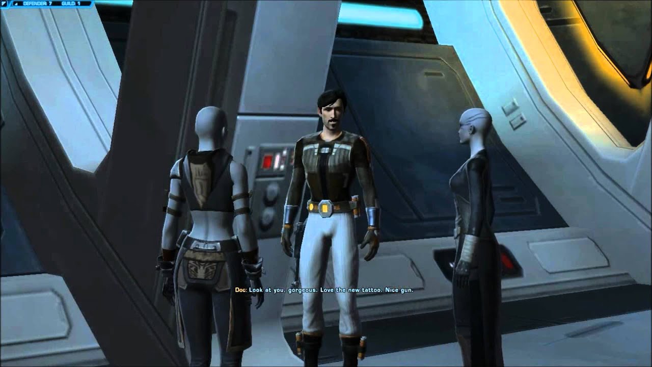 SWTOR Kaliyo Djannis on Defender w/Doc OMG!!!! XD - YouTube