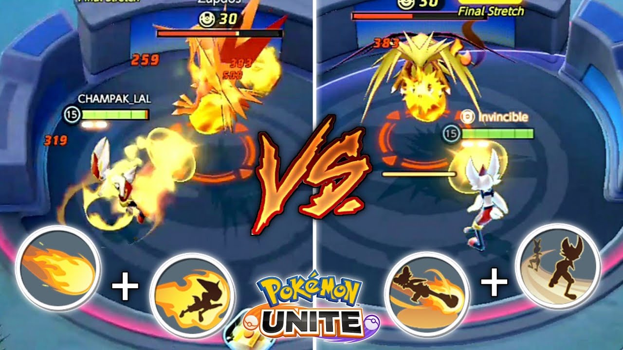 Fastest Cinderace to Defeat Zapdos | Pokemon UNITE clips - YouTube