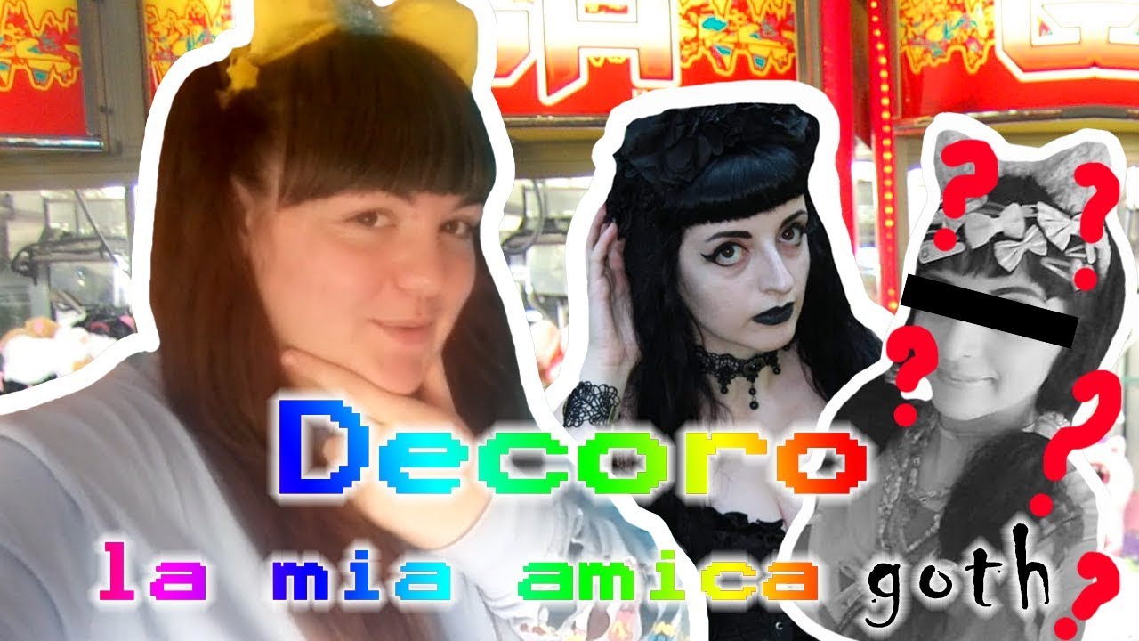 Decoro la mia amica goth! {Decora Challenge} | Kotora 🐯 - YouTube