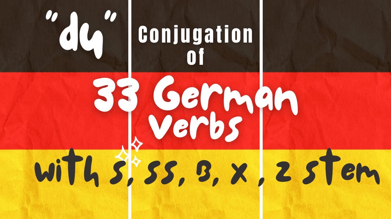 Unique set of verbs with a special conjunction pattern with "du" in ...