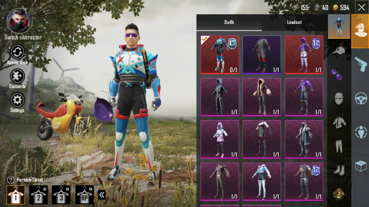 Showing pubg richest inventory - YouTube