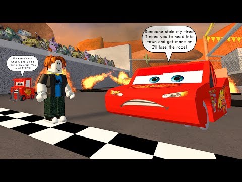Trying to Rescue Lightning McQueen from the Dungeon (Roblox Cars Episode)