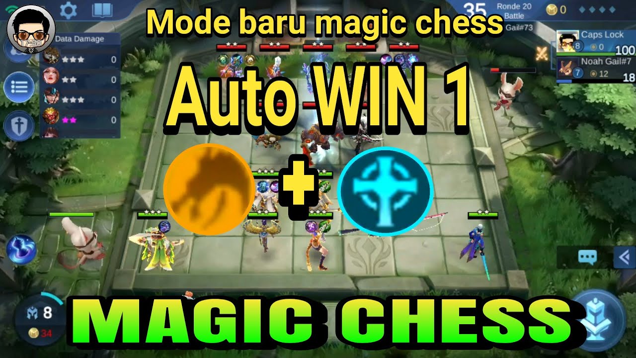 Auto Win 1 di Mode baru | Magic chess Mobile Legends - YouTube