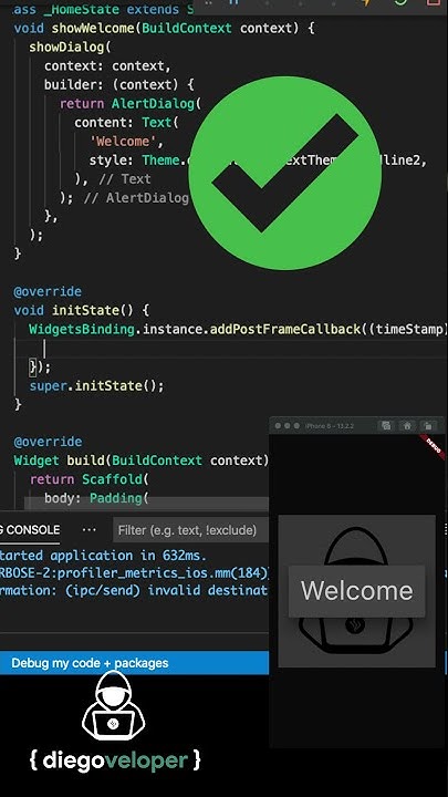 Flutter Tip | Mostrar widget al inicio 2 - YouTube